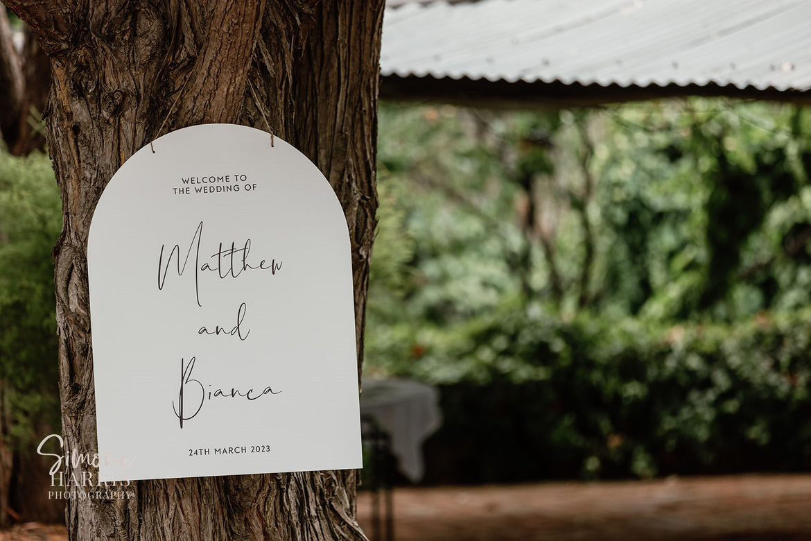 PVC Print Welcome signs – Two Daisies Creative